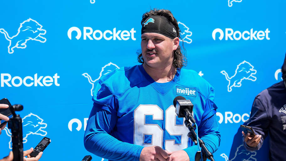 Detroit Lions Offensive Lineman Tate Ratledge Officially Signs Rookie ...