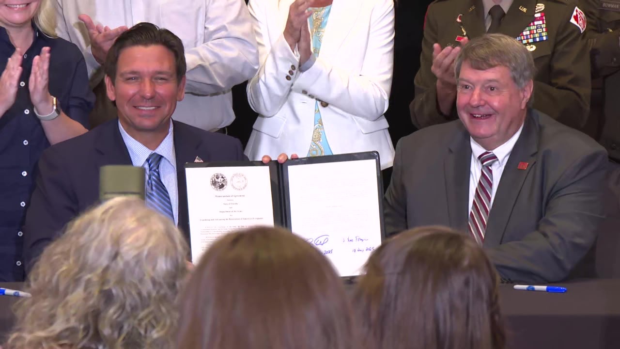 Governor DeSantis signs deal to speed up Florida Everglades restoration ...