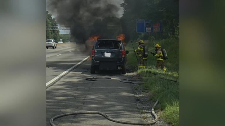 Vehicle fire in Chesterfield prompts officials to offer safety tips