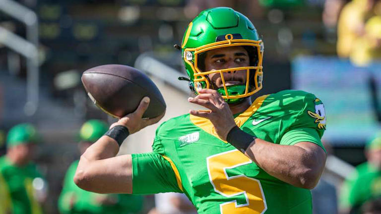 Oregon Ducks' Dante Moore Too High, Too Low In Big Ten Quarterback ...