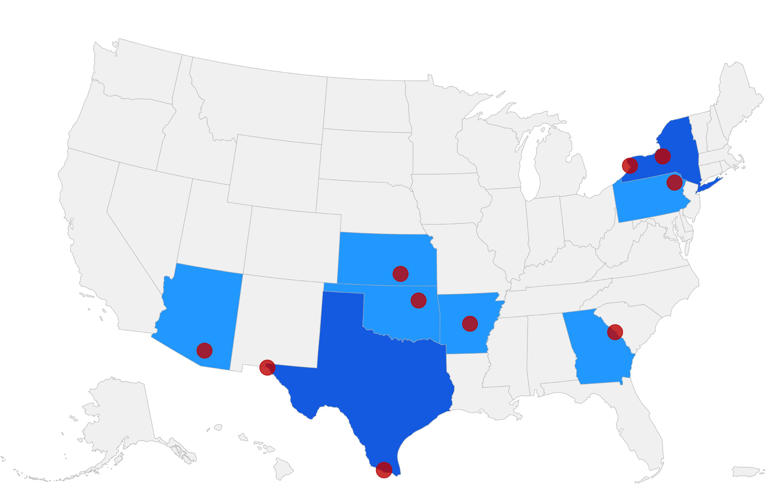 Map shows where Social Security goes furthest in retirement