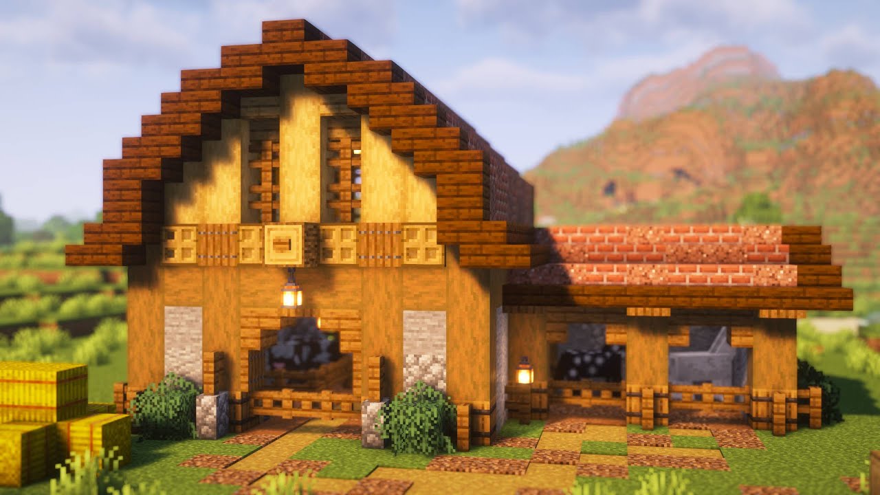 Minecraft: Step-by-Step Guide to Building a Simple Animal Barn
