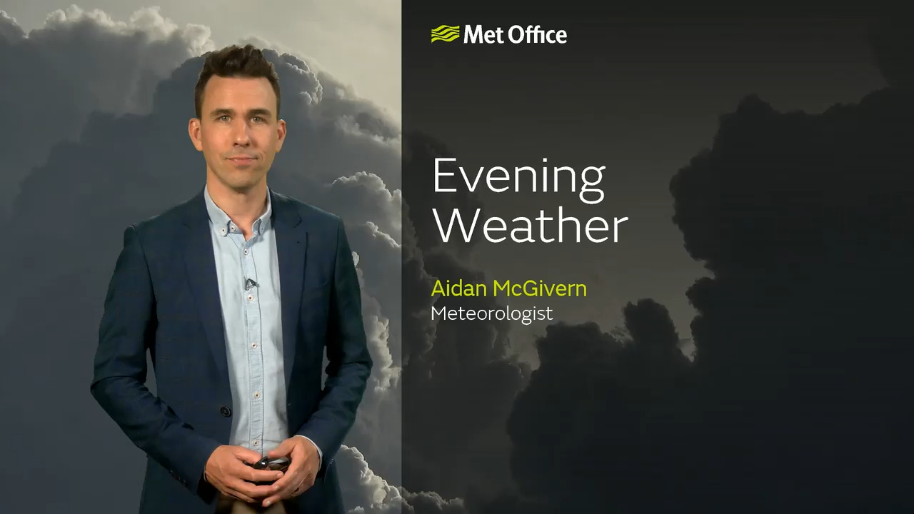 Met Office Friday Evening Weather Forecast 18/07/2025