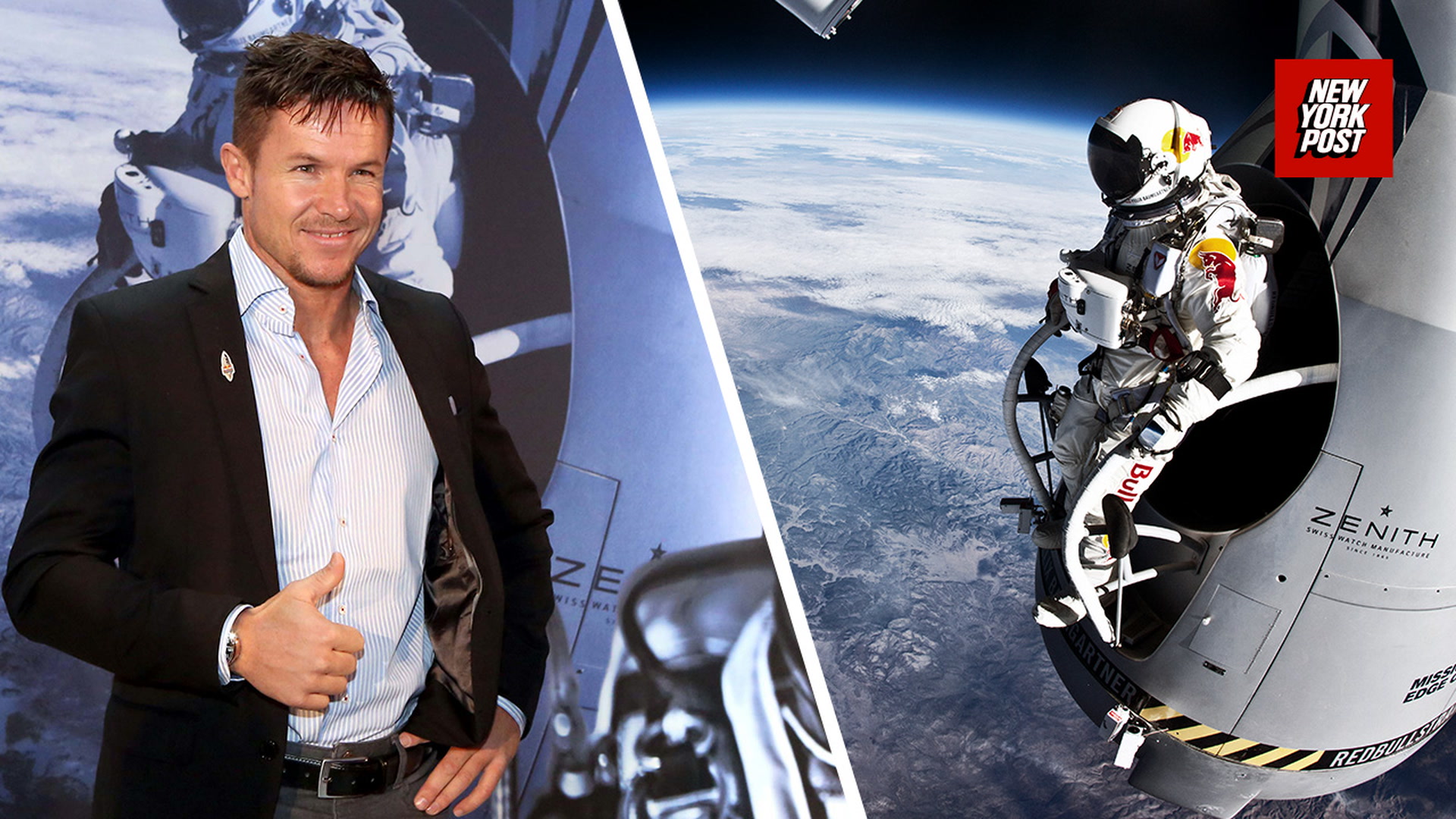 Watch Felix Baumgartner's famous 2012 stratosphere jump