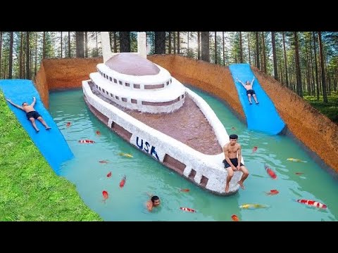 Build Underground Living Room and Swimming Pool in The Most Modern ...