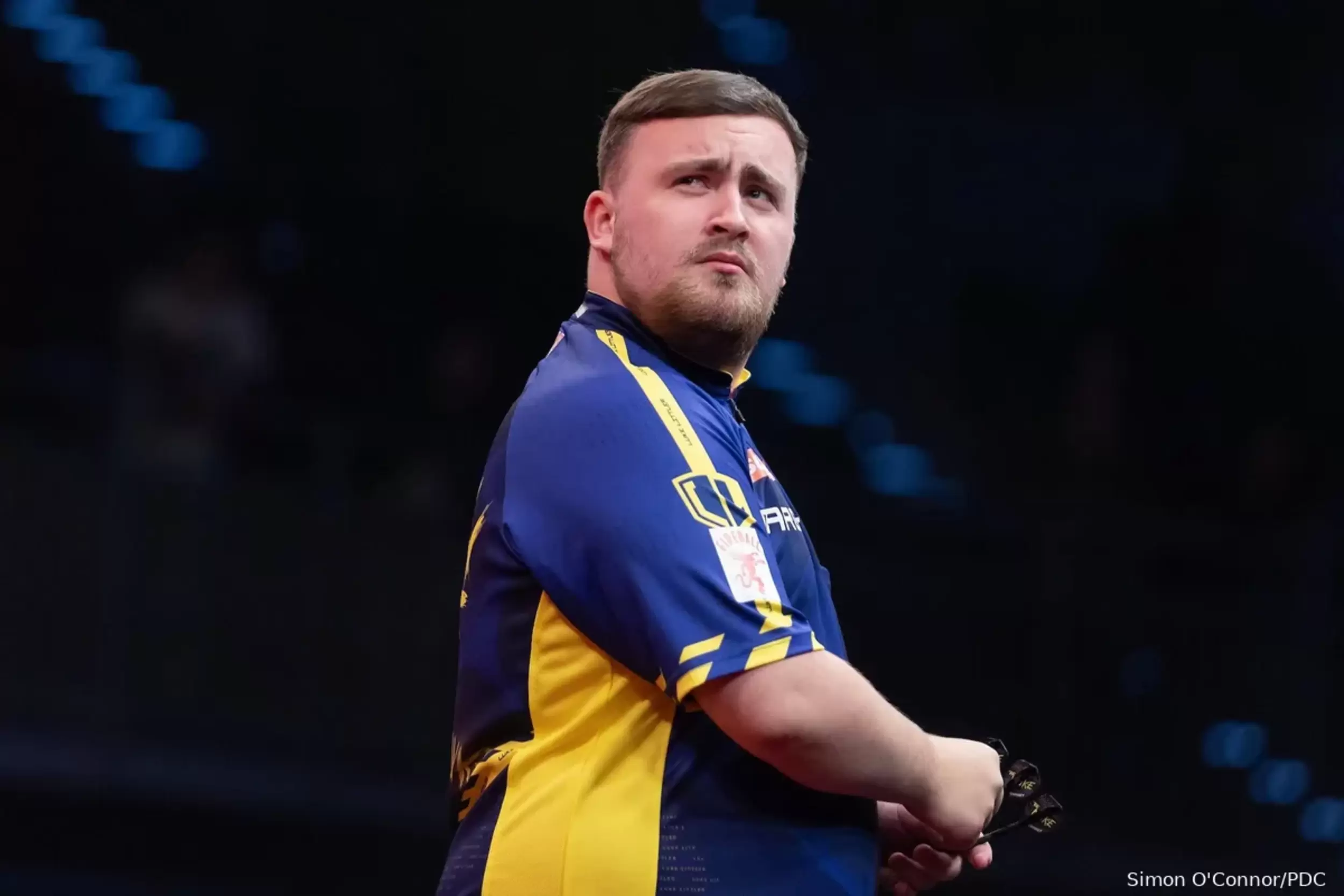 'People probably see it as I'm actually biting': Luke Littler saw ...