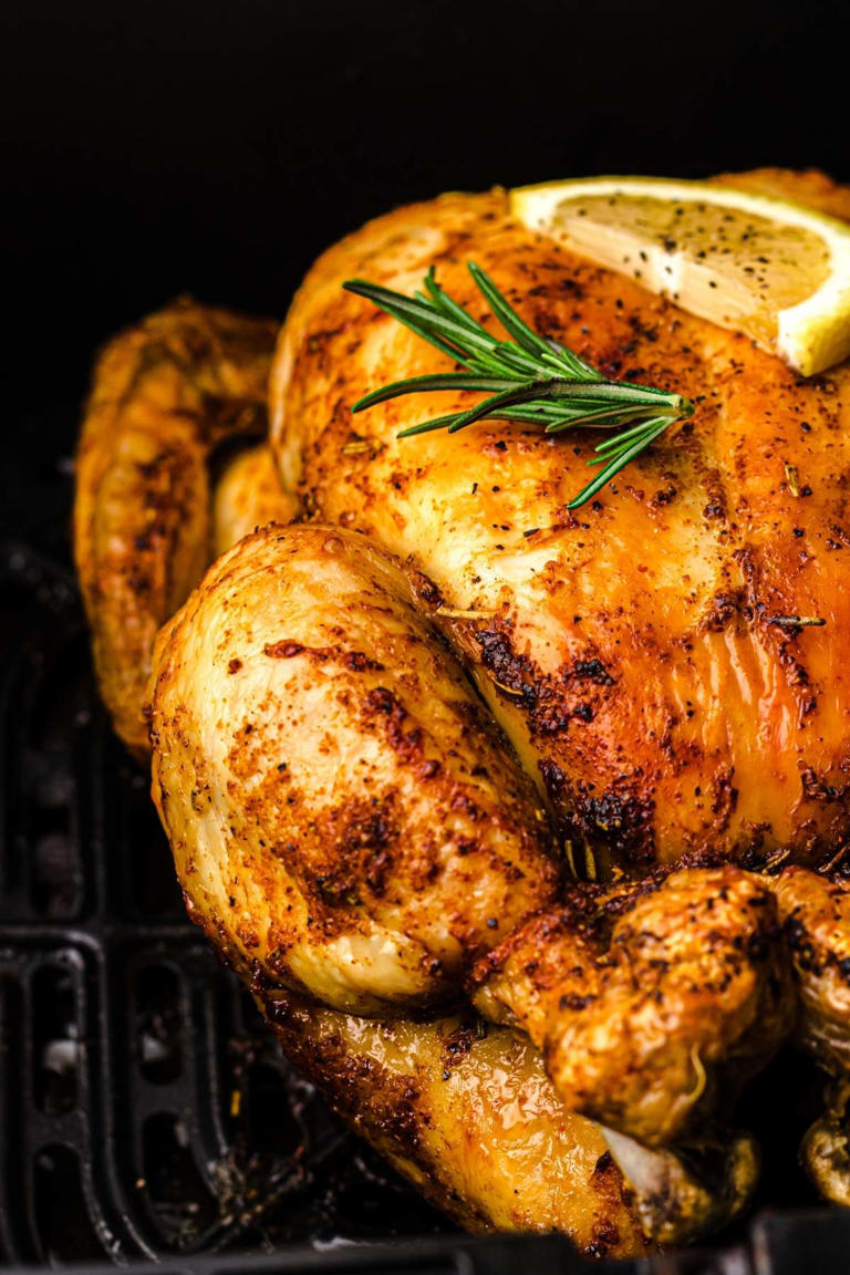 Air fryer whole chicken