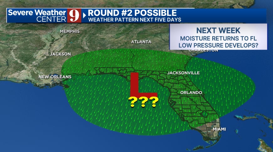Tropical disturbance that soaked Florida could redevelop in the Gulf ...