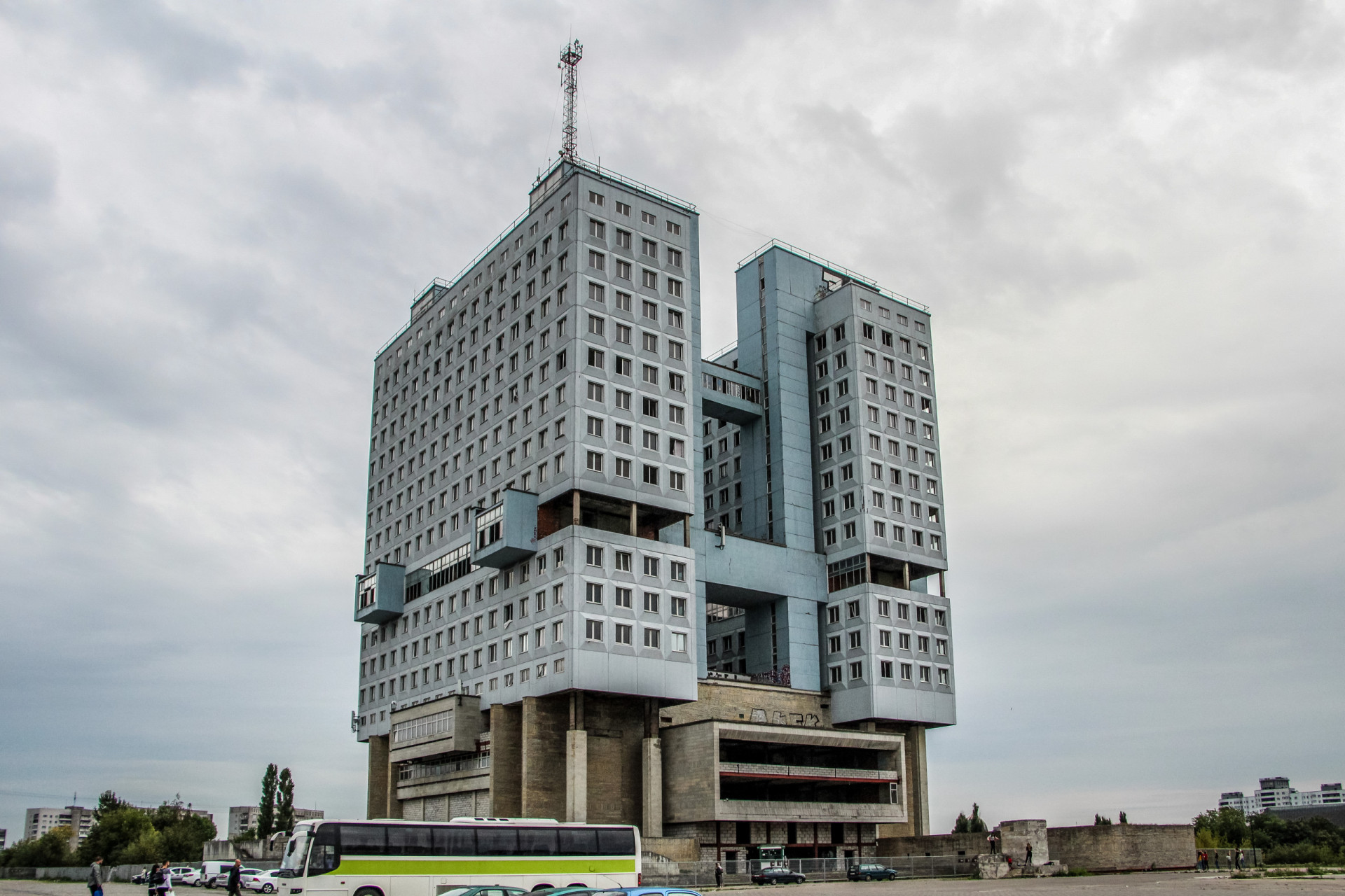 Soviet architecture in all its grand and gloomy glory