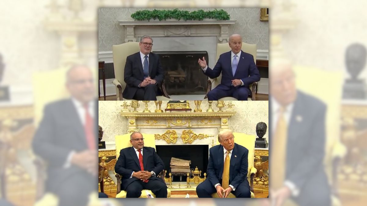 Image shows Trump's golden Oval Office makeover?