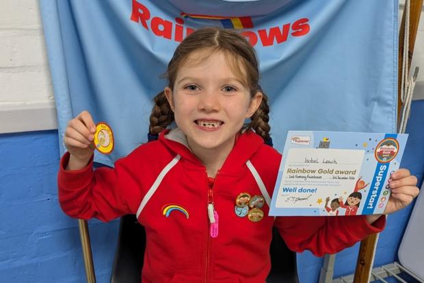 Young Girlguiding members earn highest award in their section