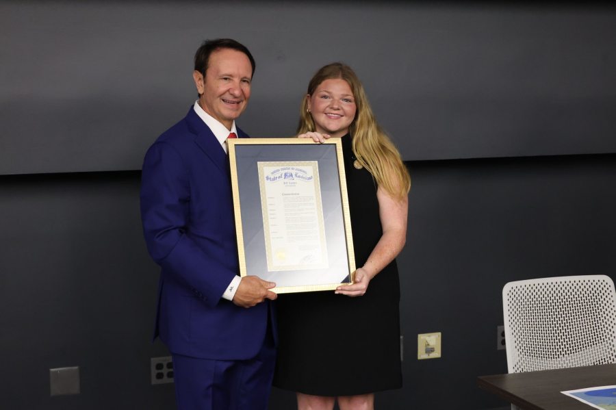 Emma Foltz honored for heroic rescue during Texas floods