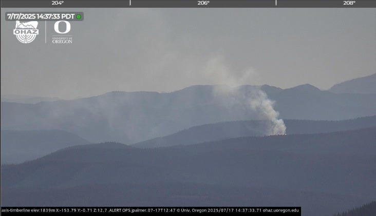 Oregon wildfire updates: Burdoin Fire erupts in Columbia Gorge, closes ...