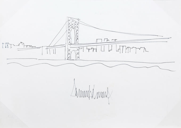 Trump said he ‘never wrote a picture in my life.’ Here are four.