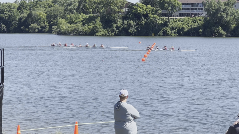 Ford Lake's new rowing course hosts one of the sport's biggest national ...