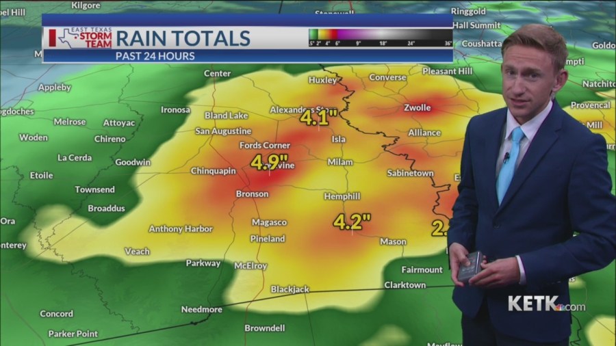 Friday Night Forecast: Isolated storms tomorrow, heat returns next week