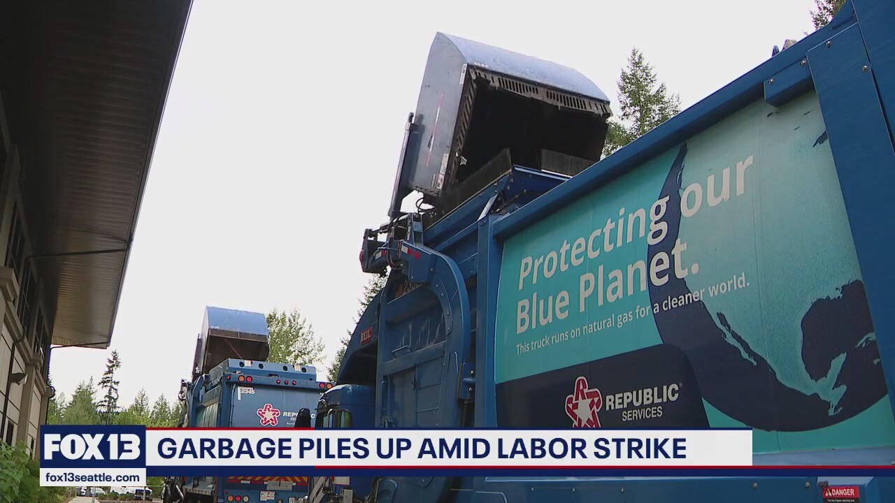 Garbage piles up as Republic Services trash strike continues