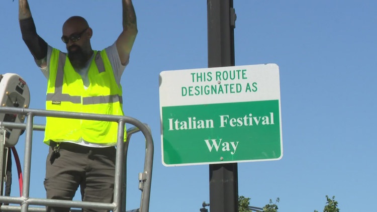 Buffalo honors beloved festival with 'Italian Festival Way' sign