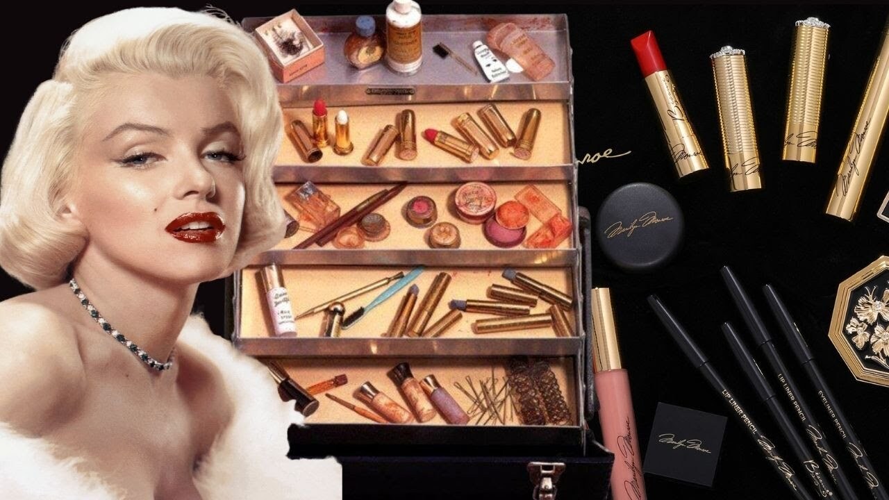 Marilyn Monroe's REAL Makeup collection compared to Besame Cosmetics ...