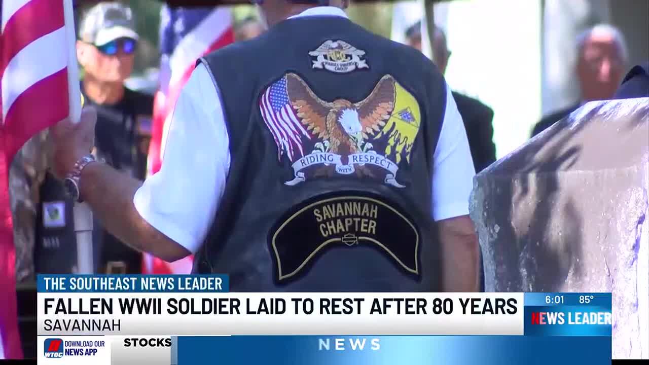 Fallen WWII soldier laid to rest in Savannah nearly 80 years later