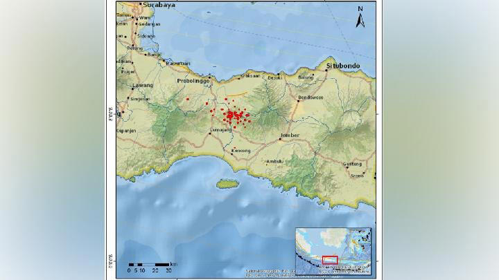 BMKG Kaji Sebab Puluhan Gempa di Gunung Lamongan 3 Hari Terakhir