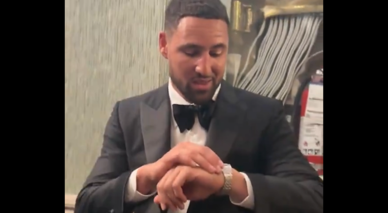 Klay Thompson flaunts $300K AP watch from Megan Thee Stallion