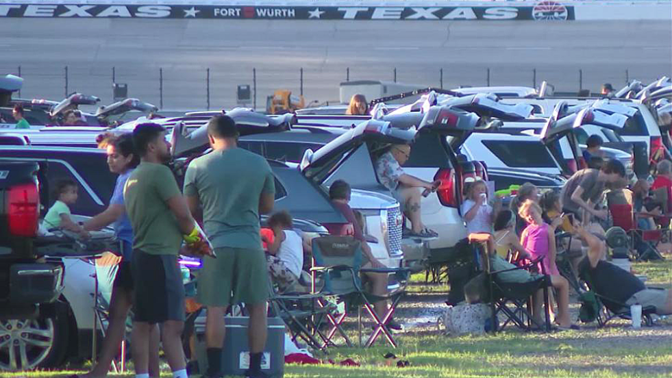 Drive-in movie at Texas Motor Speedway raises funds for Central Texas ...