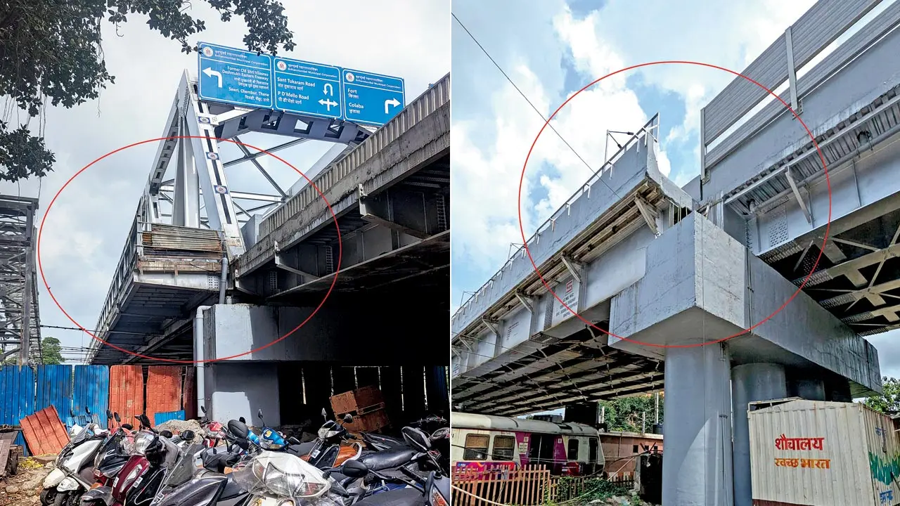 Pedestrian pathways on two city bridges inaccessible due to missing ...