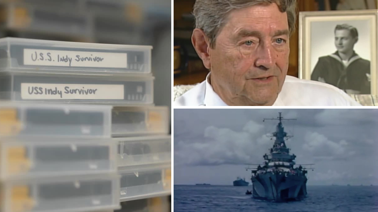 From the archives: Man who survived sinking of USS Indianapolis shares ...