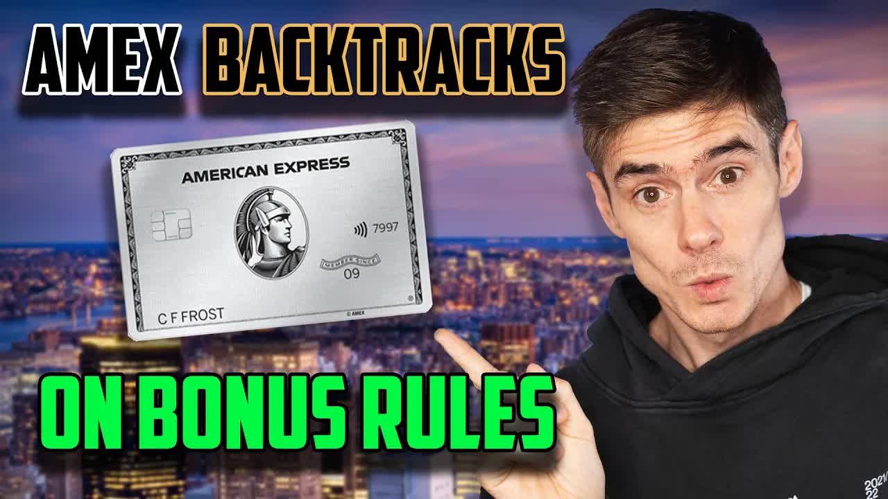 Amex U-TURN on New Bonus Rules + 90K Bonus BACK on this Card