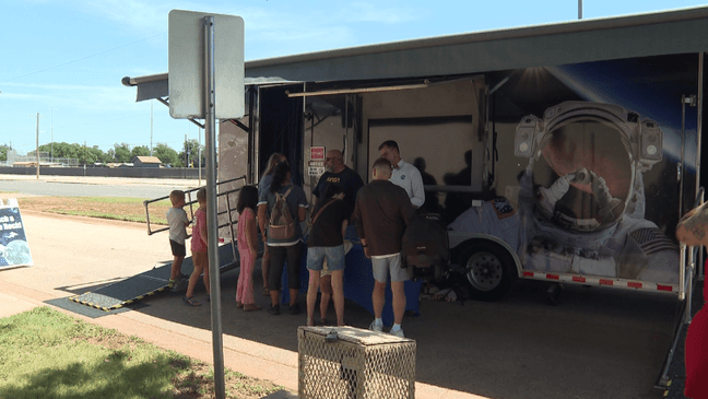 NASA mobile exhibit brings 'out of this world' experience to Abilene kids