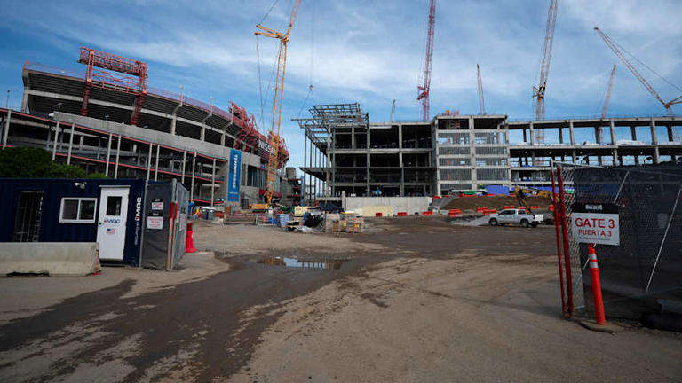Work on Titans' New Stadium Paused After Disturbing Find