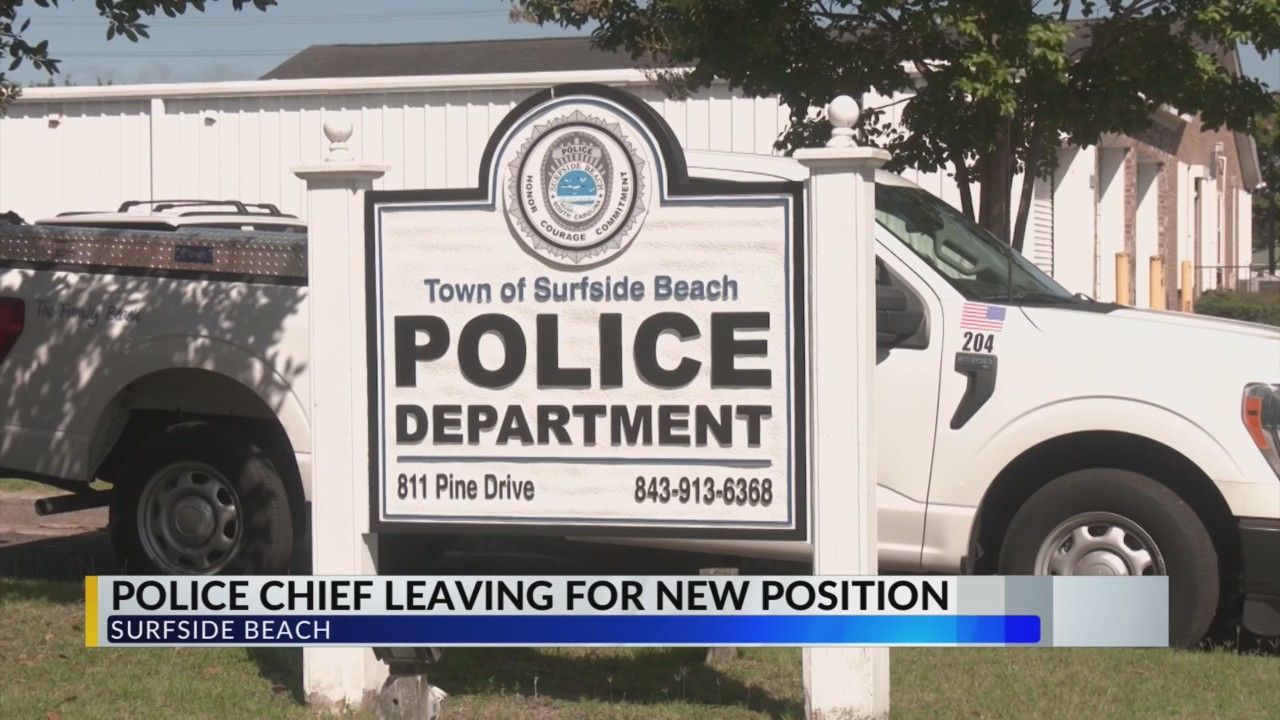 Surfside Beach police chief resigning in August looks ahead to new position