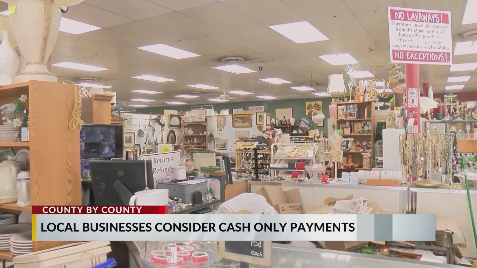 Local Businesses Consider Cash only Payments