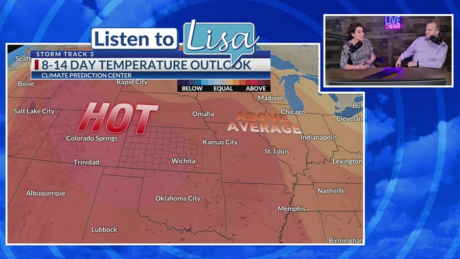 Listen to Lisa: Extensive heat in Kansas