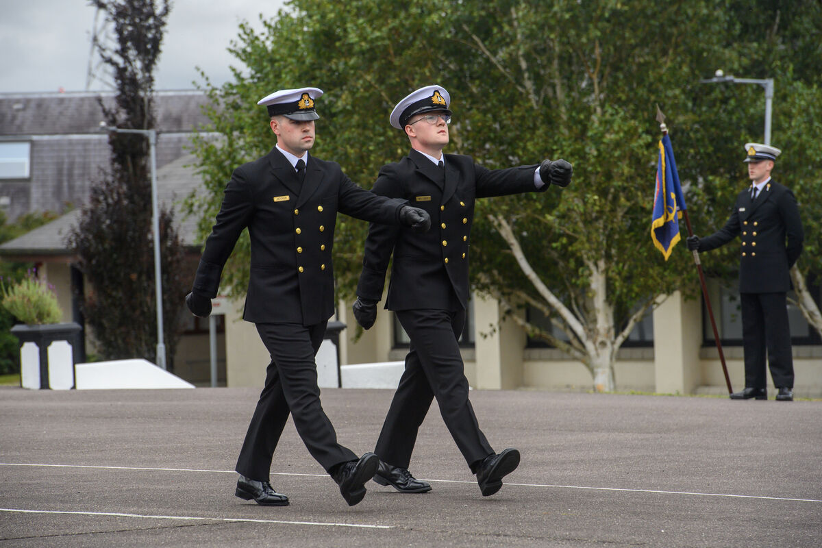 Watch: Just two new navy officers commissioned — but 11 cadets are now ...