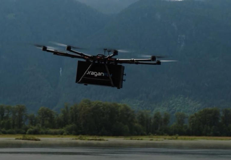 Drones apprehend people coming to the border