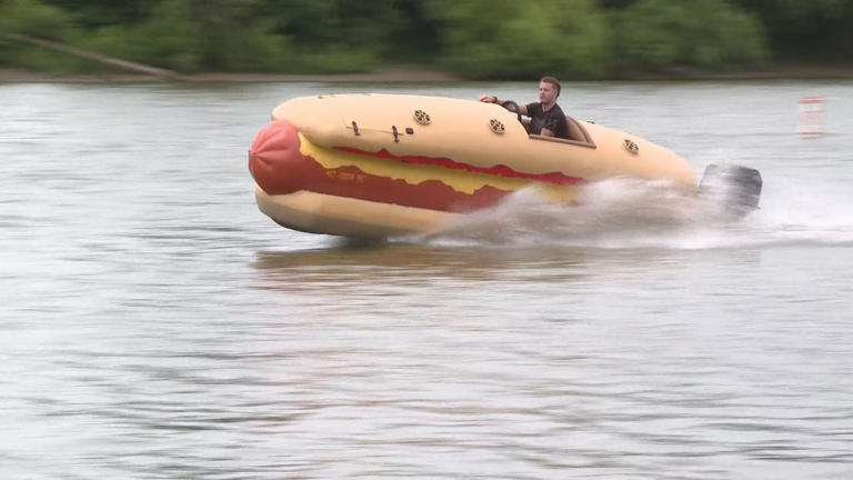 Local man’s hot dog boat goes viral online