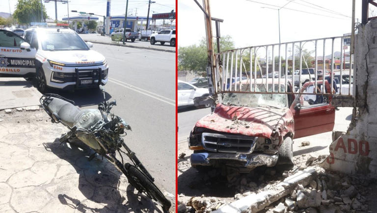 Motociclista resulta lesionado tras choque con camioneta que se pasó el ...