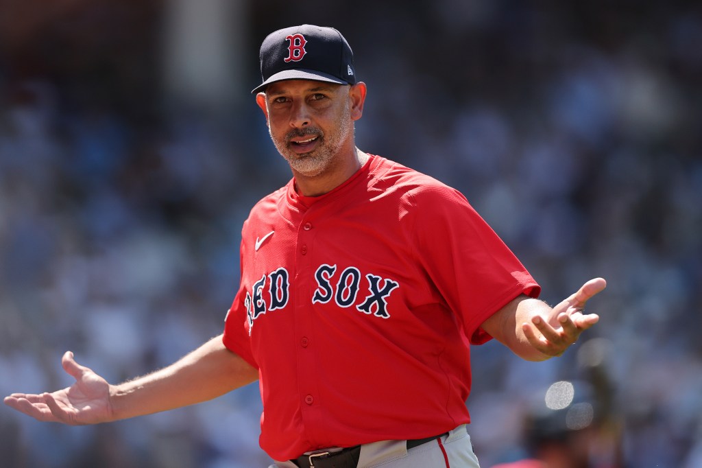 Red Sox manager Alex Cora attended viral Coldplay concert with kiss cam ...