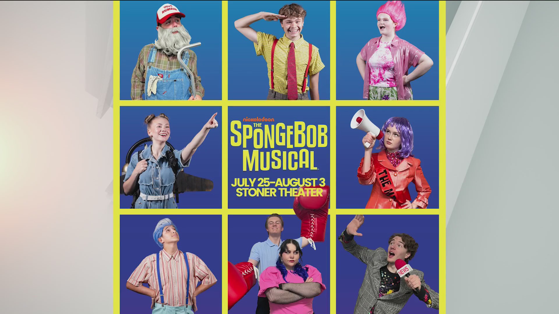 The Spongebob Musical takes the stage in Des Moines this month