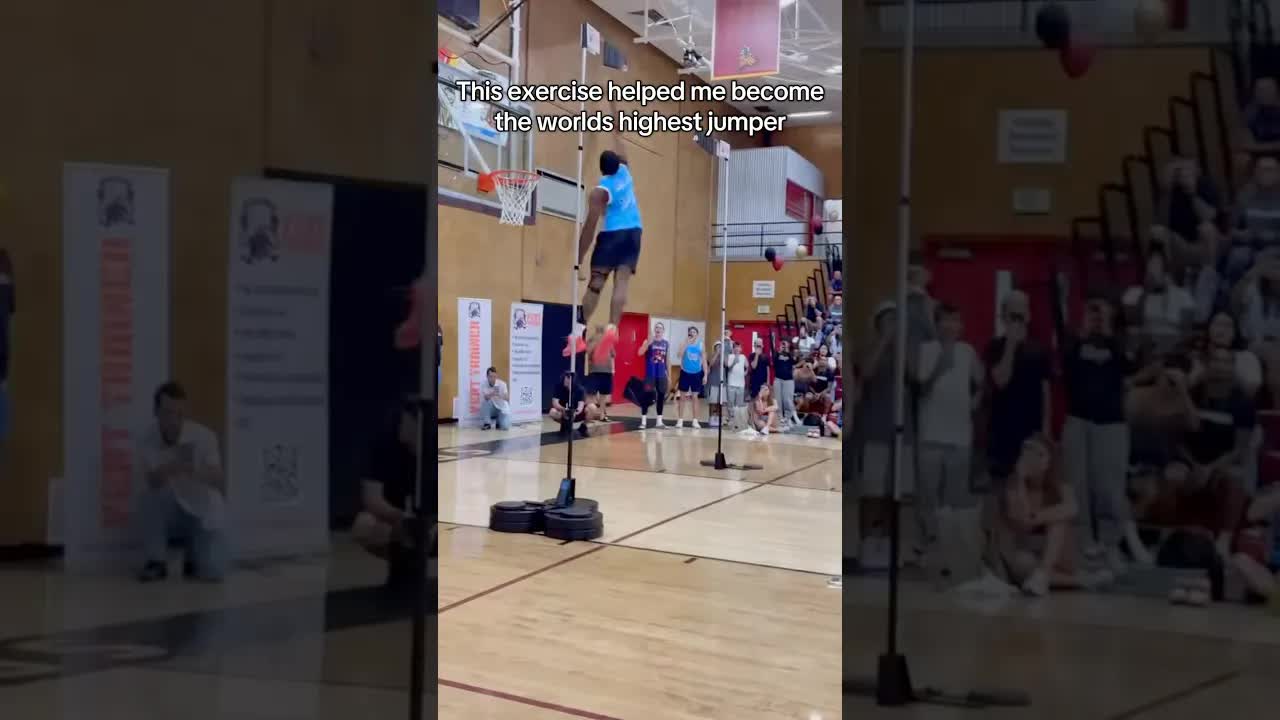 Vertical jump exercise for athletes and basketball