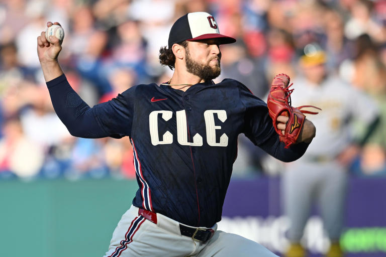 Guardians score vs. A's | Slade Cecconi helps Cleveland beat A's to ...