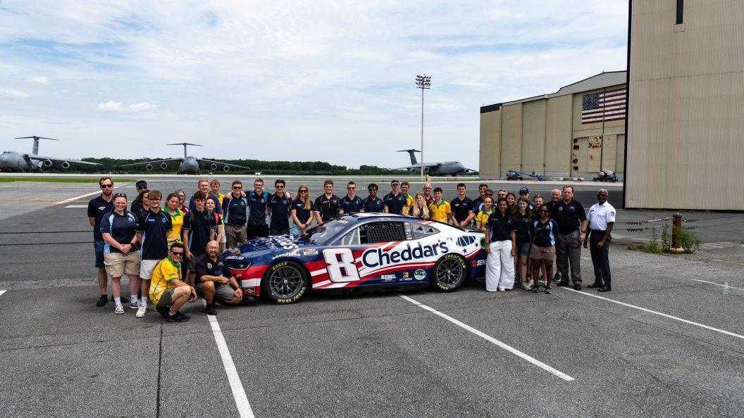 Kyle Busch, Richard Childress celebrate military members