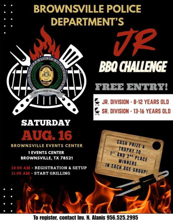 Brownsville Police Department hosts first Jr. BBQ challenge