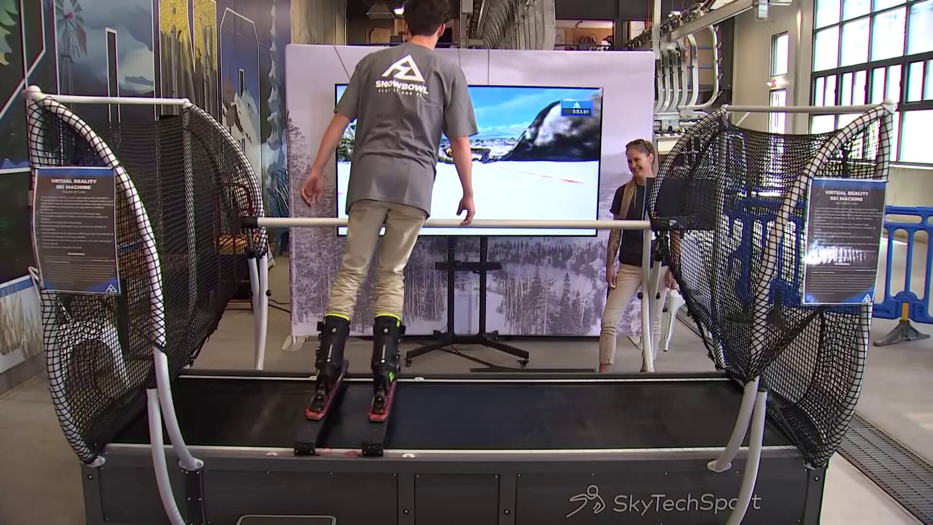 Skiing in July! Arizona Snowbowl unveils unique VR ski simulator