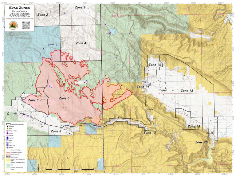 Deer creek fire containment increases to 17%, evacuation orders lifted ...
