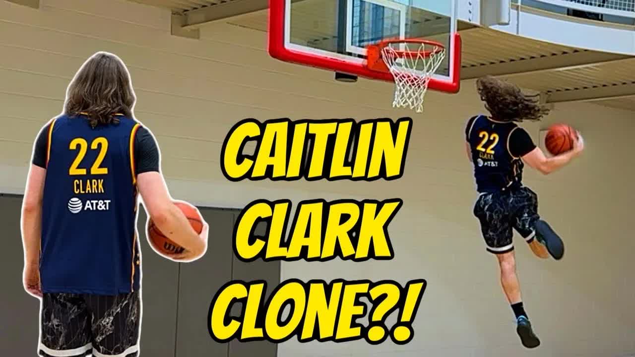 Caitlin Clark CRUSHING Dunks at Local YMCA