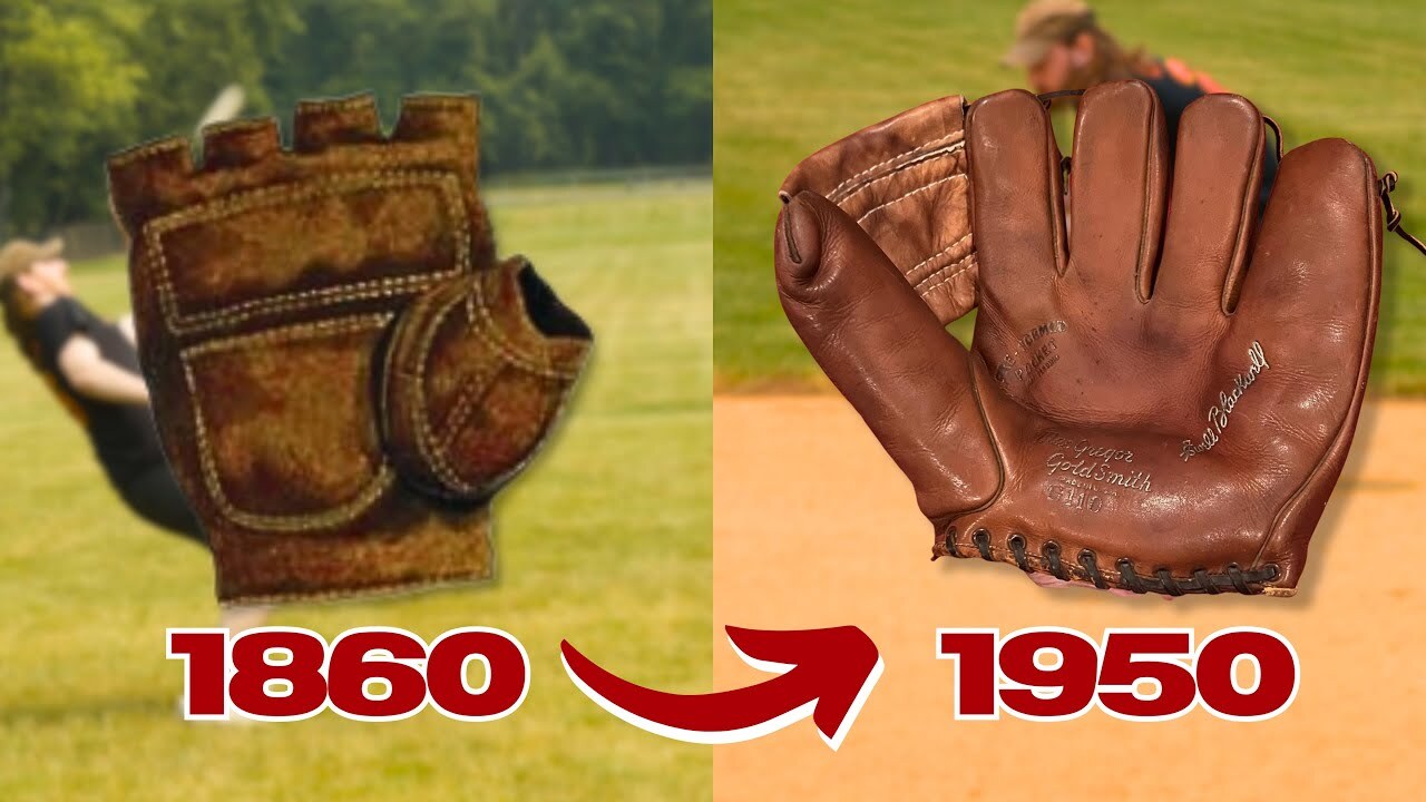 Fielding With A Glove From Every Decade