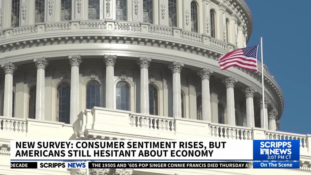 Americans feeling slightly better about economy, new survey shows